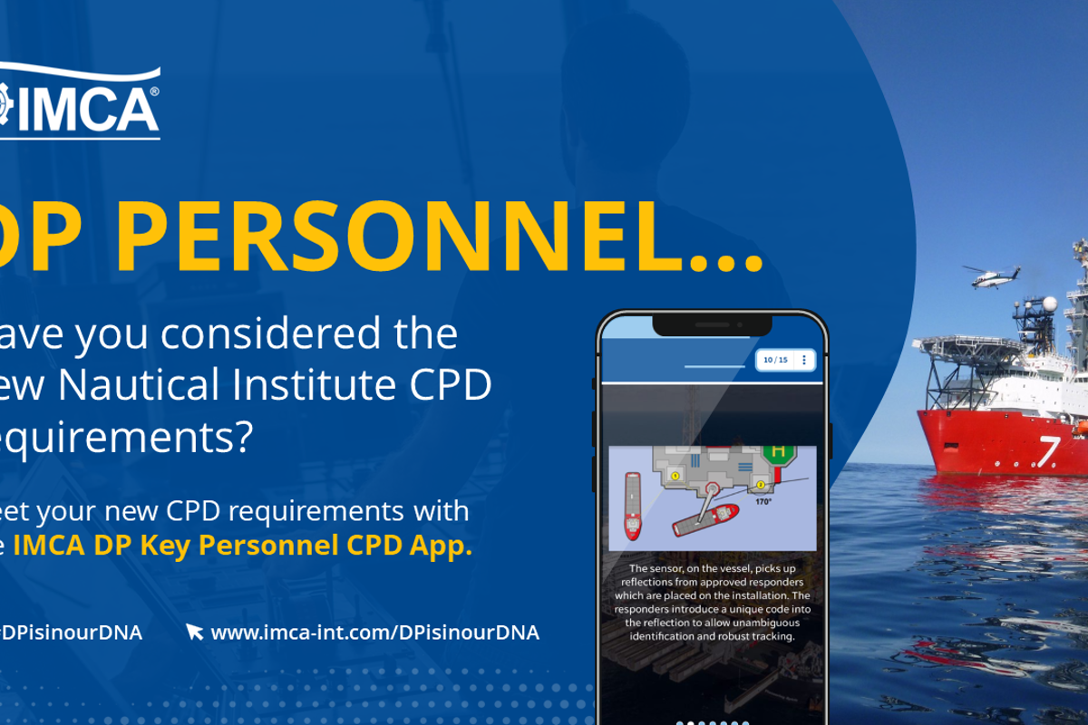 Module four launches on IMCA Key Personnel DP App